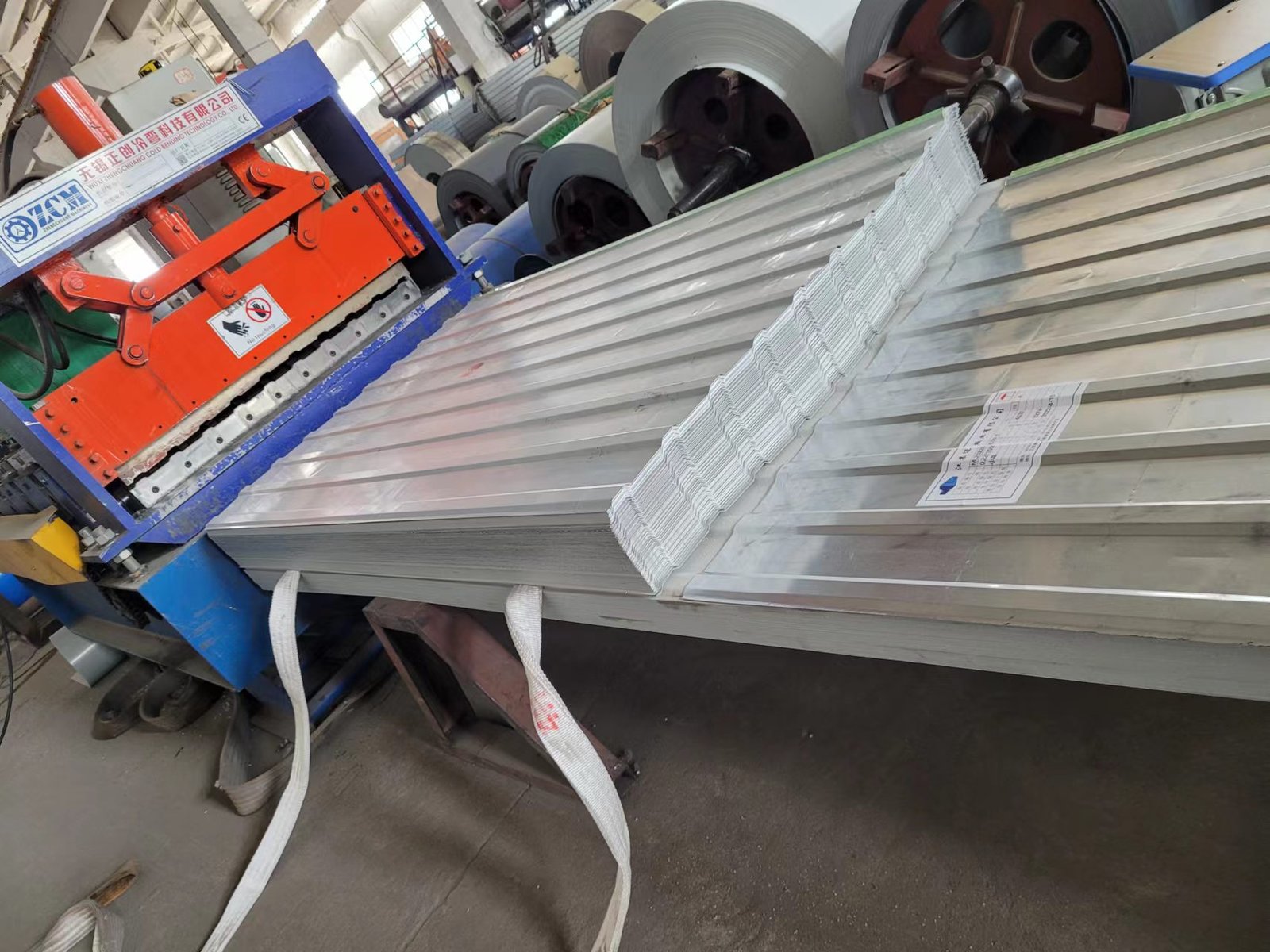 White roof steel plate, color-coated corrugated steel plate – QIDAMT